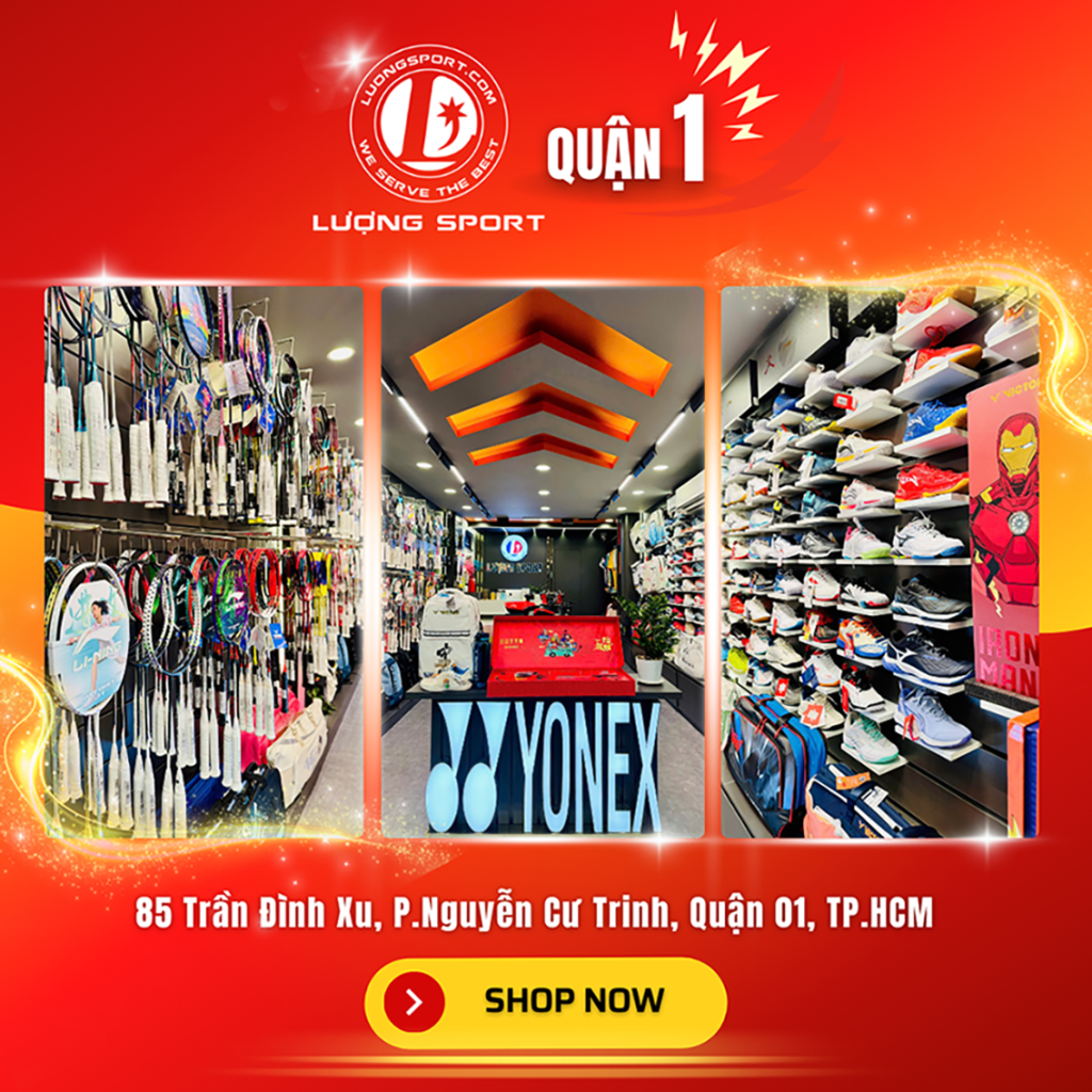 Shop cầu lông Lượng Sport Quận 1 shop cầu lông chất lượng 2025